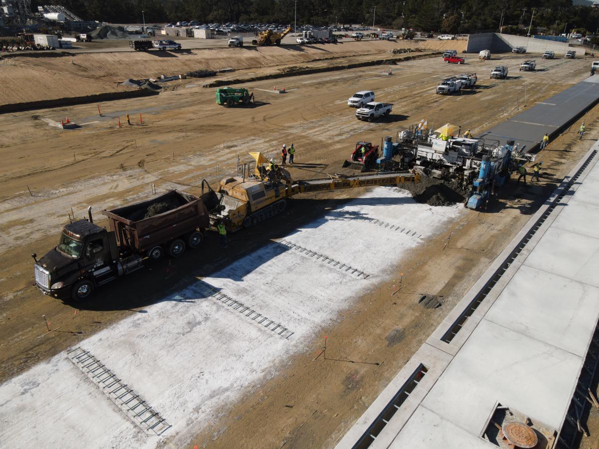 Construction of Commercial Apron - Monterey Regional Airport